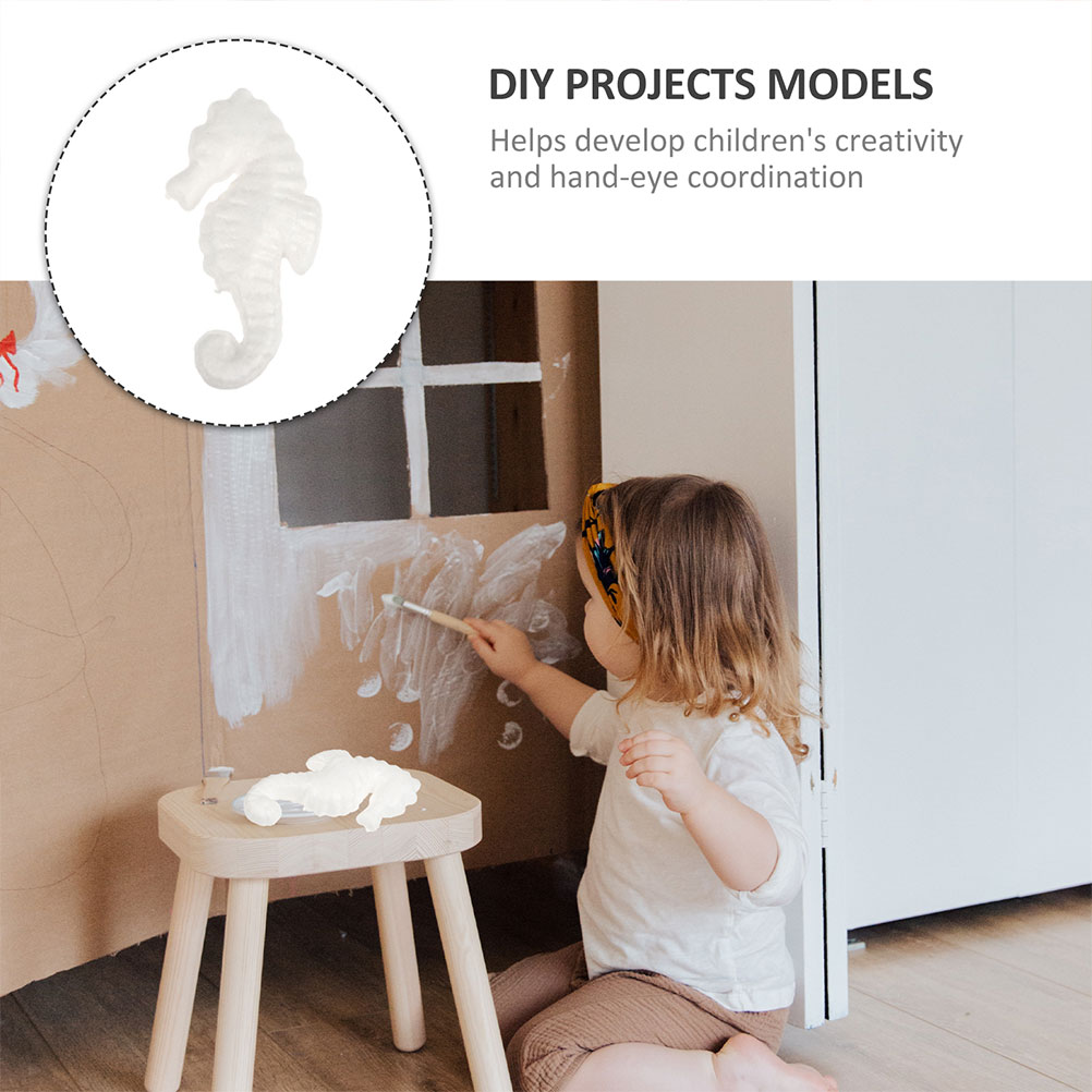 20Pcs Seahorse Shape Painting Models DIY Crafts Ma... – Grandado