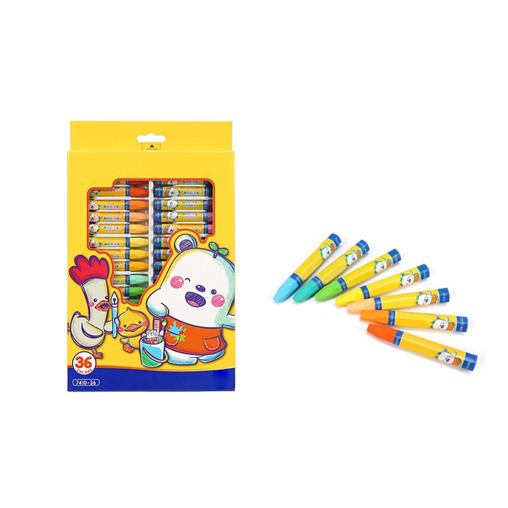 36 Colors Wax Crayon Kids Oil Painting Stick Candy... – Vicedeal