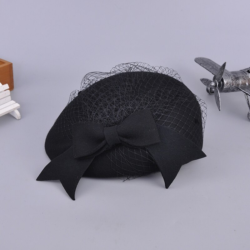 Female Wedding Banquet Headwear Lady Veil Bowknot ... – Vicedeal