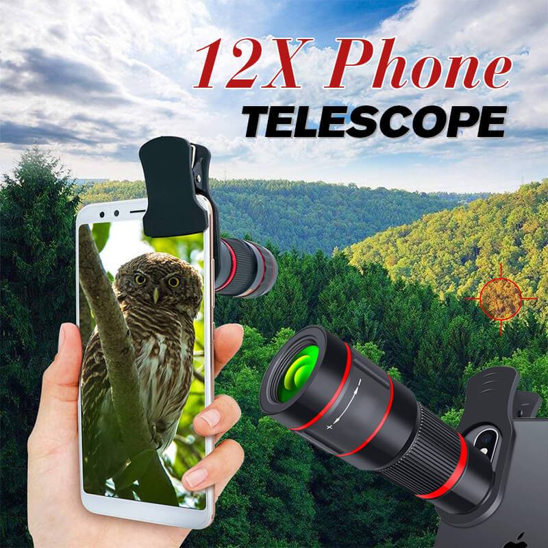 Portable 8X 12X mobile phone telephoto lens 12 tim... – Vicedeal