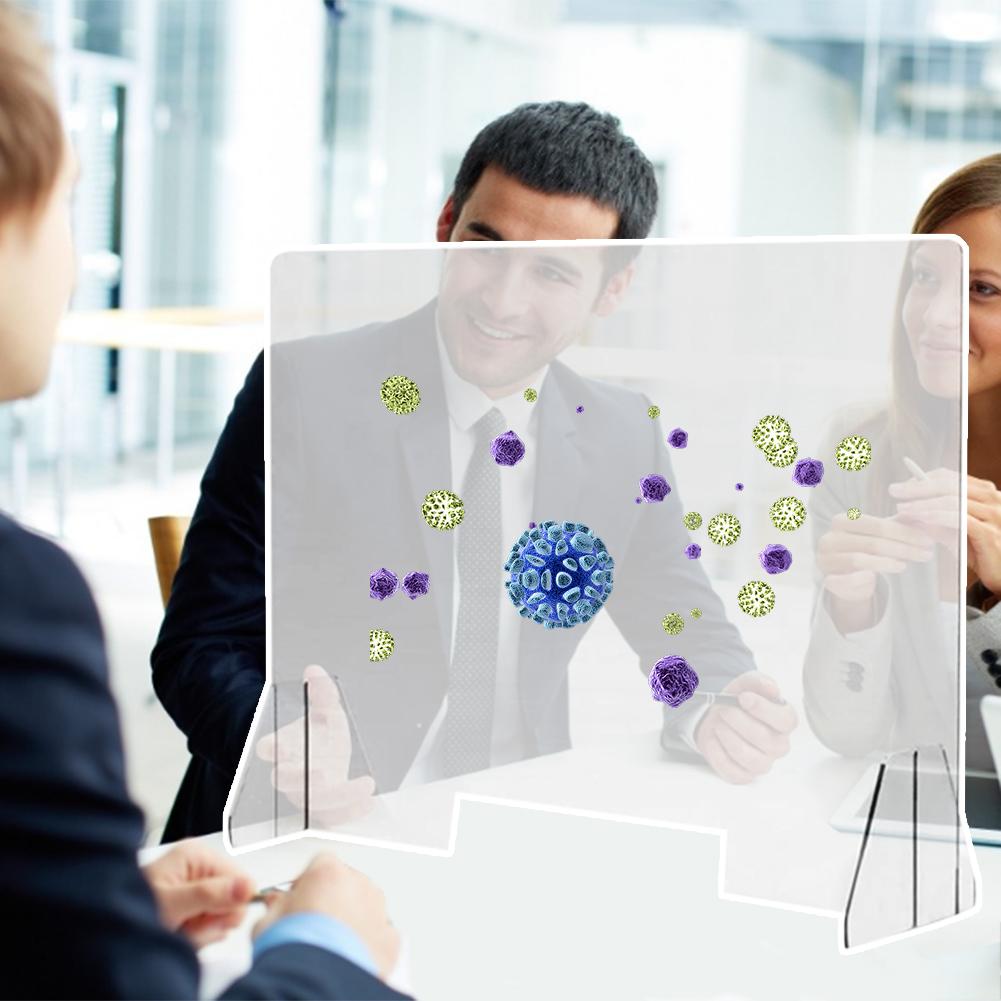 40x40cm Transparent Sneeze Guard Shield Sneeze And... – Grandado