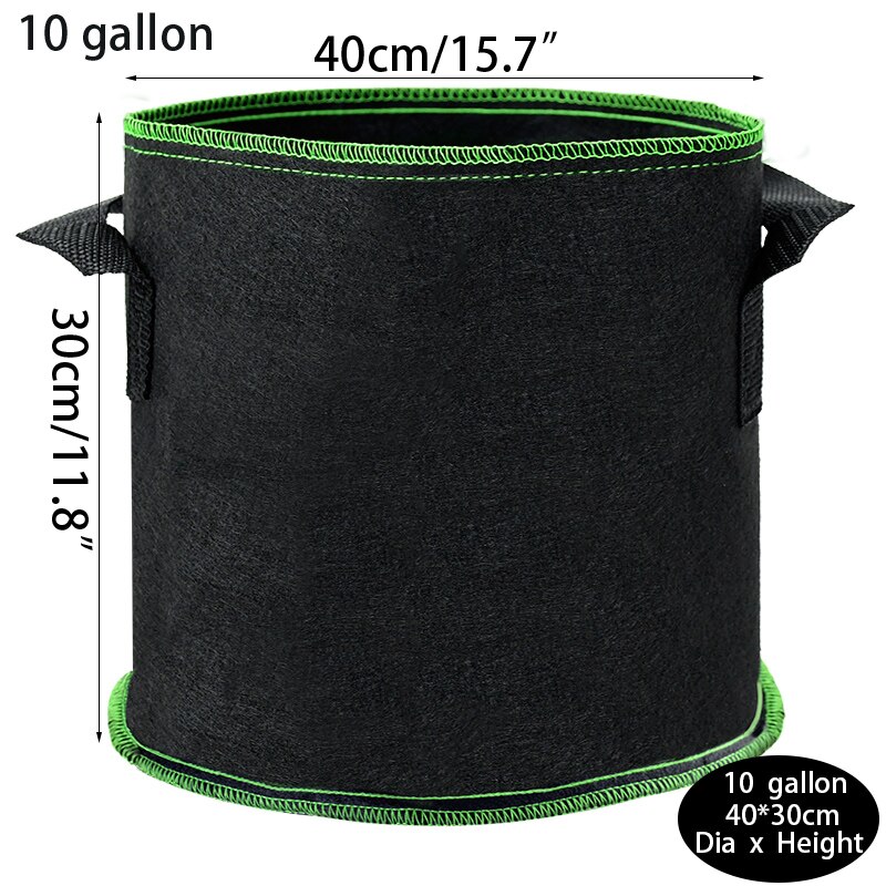 2/3/5/7/10 Gallon Grow Bags Fabric Grow Container ... – Grandado