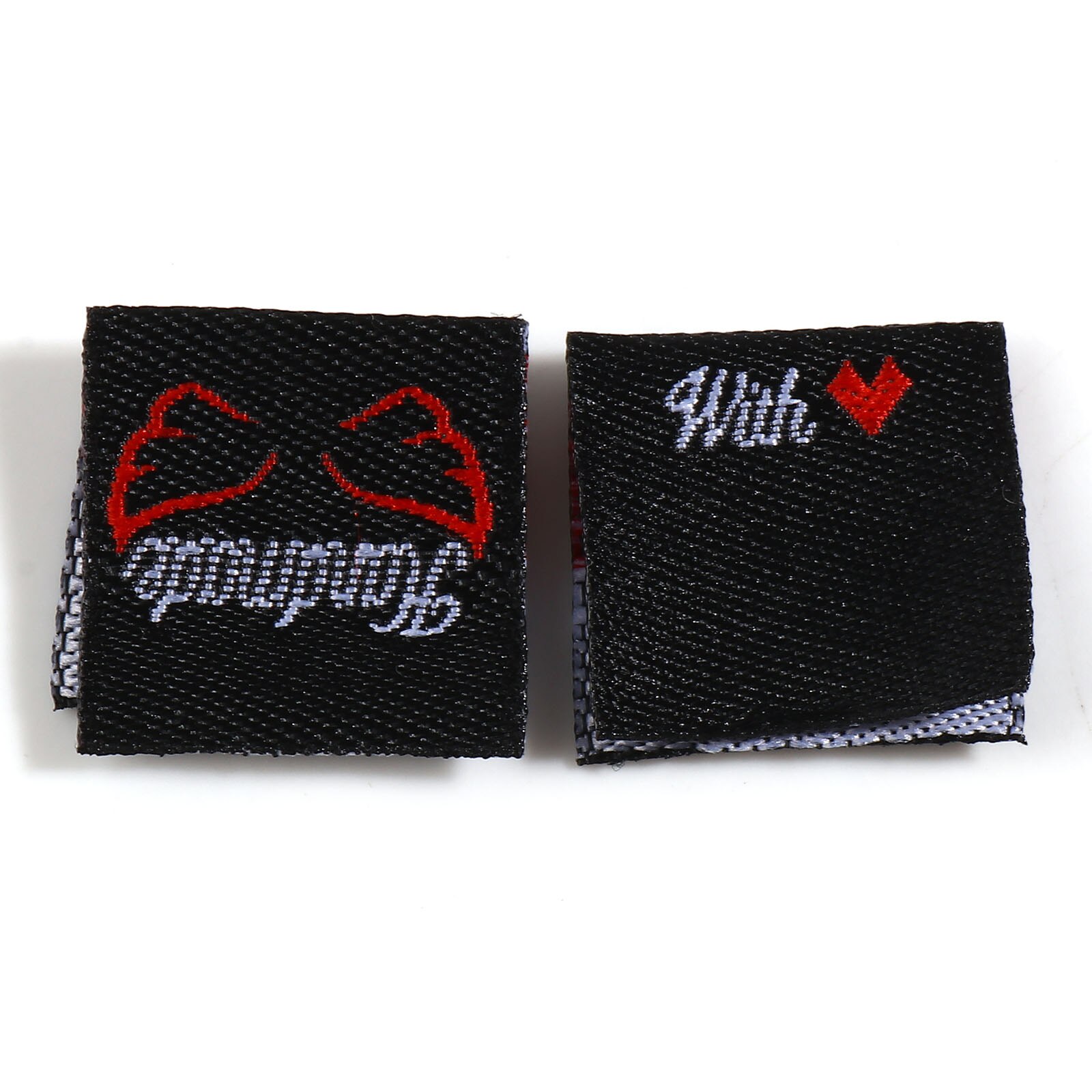 100 PCs Polyester Hand Made With Love Tags Rectang... – Vicedeal