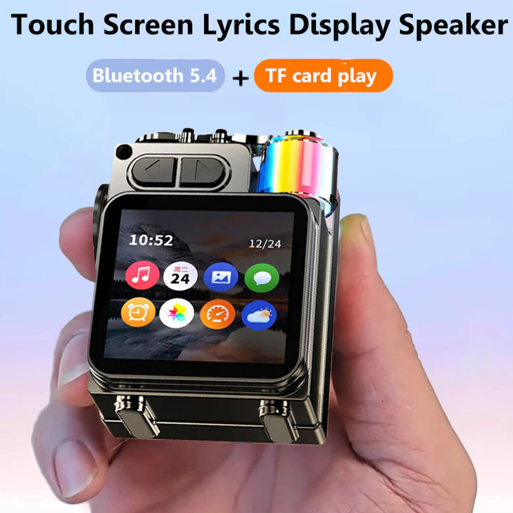 LED Display Screen Wireless Bluetooth Metal Mechan... – Grandado
