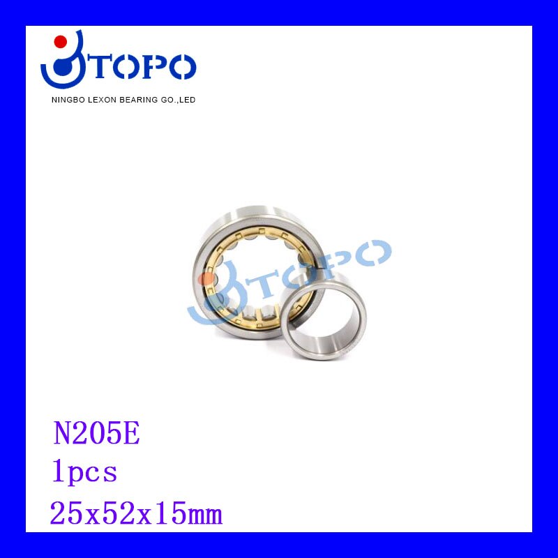 25*52*15 Cylinder roller bearing N205E – Grandado