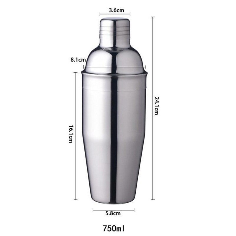 Rvs Cocktail Shaker Mixer Wijn Martini Boston Shak... – Grandado