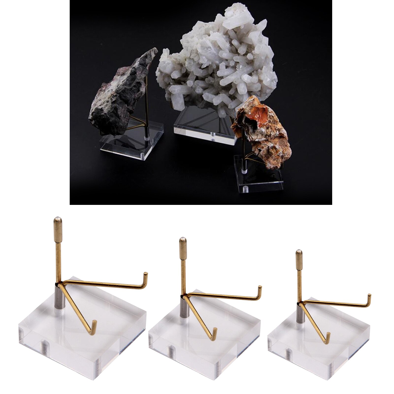 Exhibitor And Base in Acrylic for Small Rock Miner... – Vicedeal