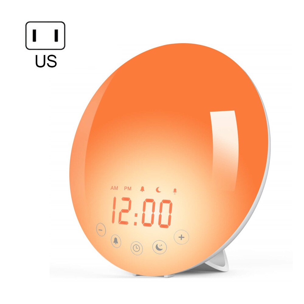 Smart Wake Up Light Workday Alarm Clock With Sound... – Vicedeal