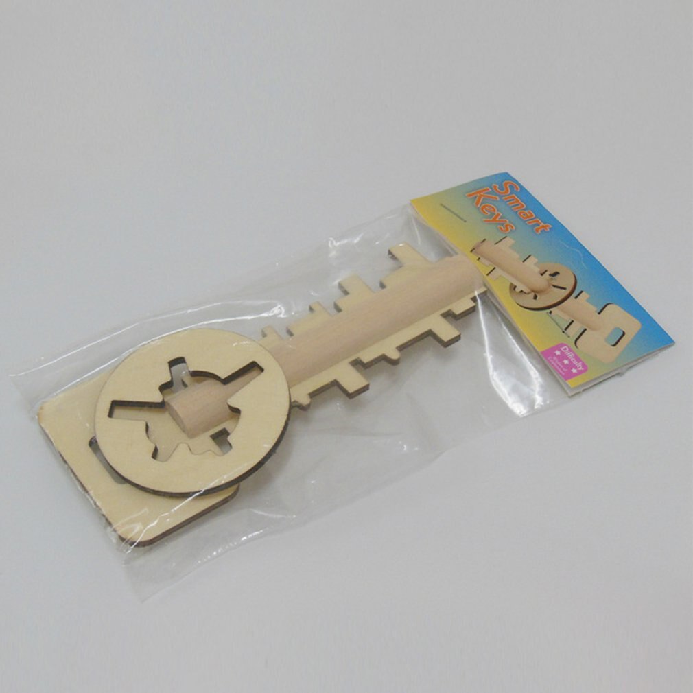 Handmade Wooden Unlock Puzzle Key Lock Classical K... – Grandado