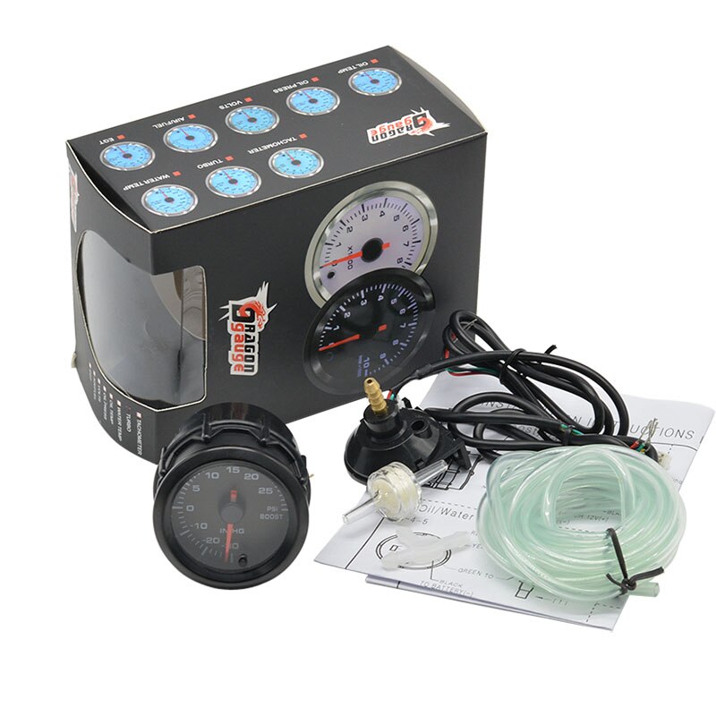 Dragon 2 " 52mm 7 Colors Backlight Boost Wate... – Grandado