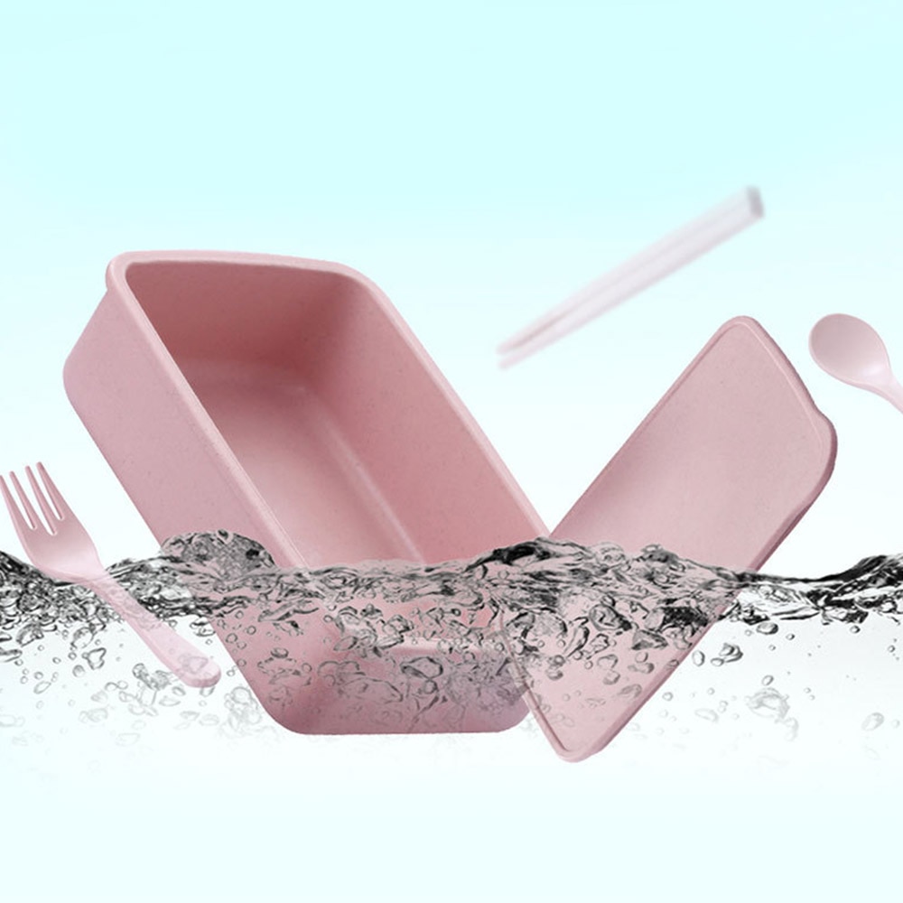 Portable Lunch Box Bamboo Fiber Food Storage Conta... – Vicedeal