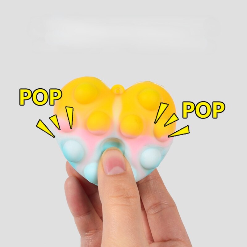 Heart-shaped Stress Ball 3D Squishy Love Fidget To... – Grandado