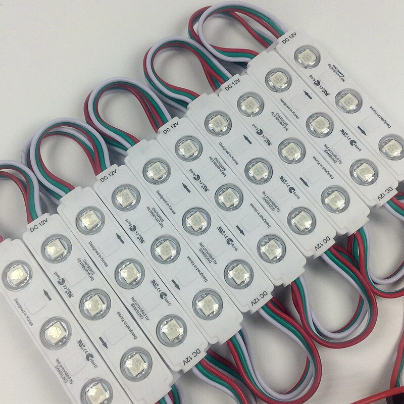 20pcs/lot 3LEDs 5050 SMD RGB LED Pixel Module Wate... – Vicedeal