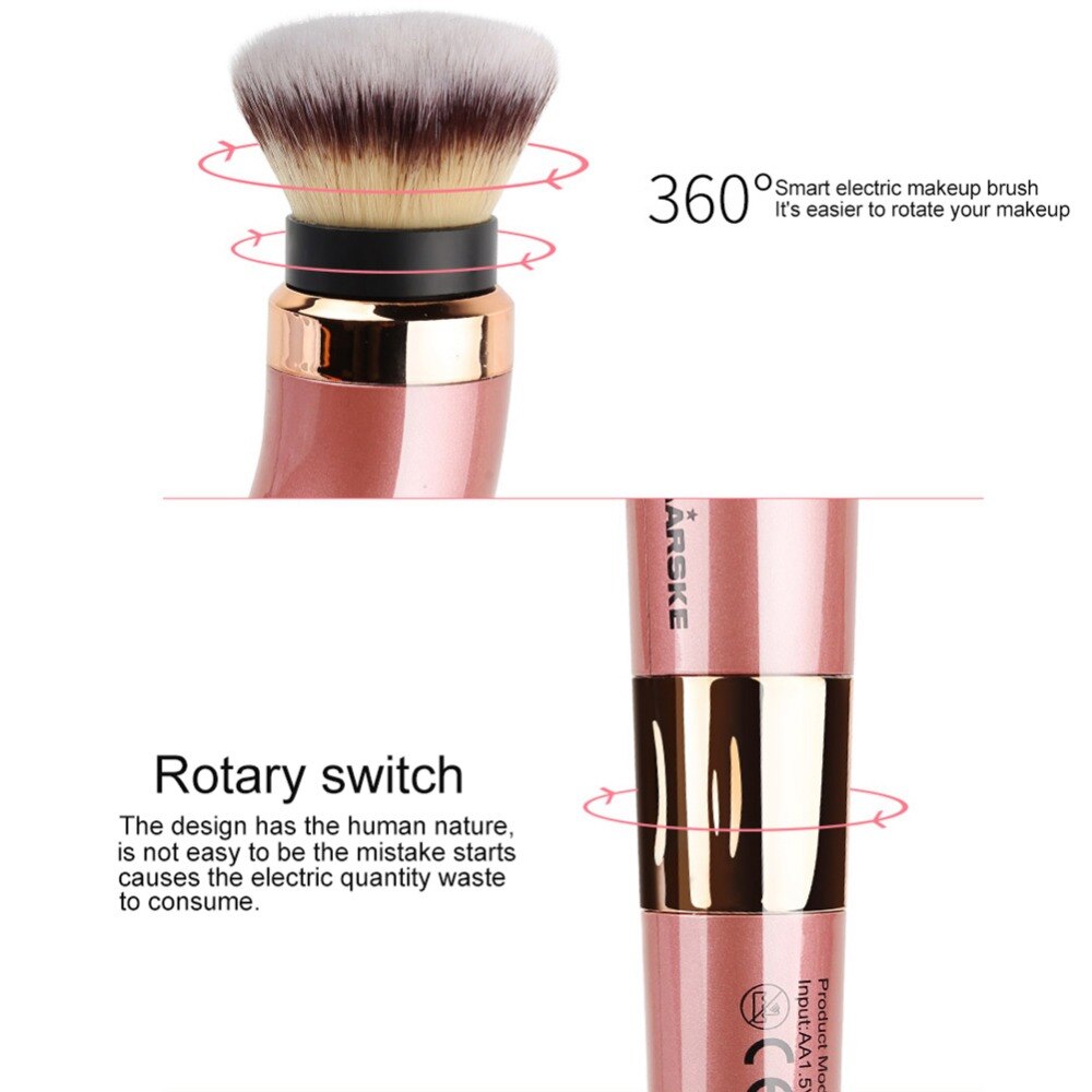 Electric Makeup Brush With 360 Degree Rotating USB... – Grandado