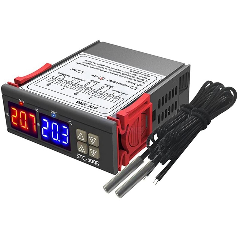 Régulateur de température de Thermostat à Double a... – Grandado