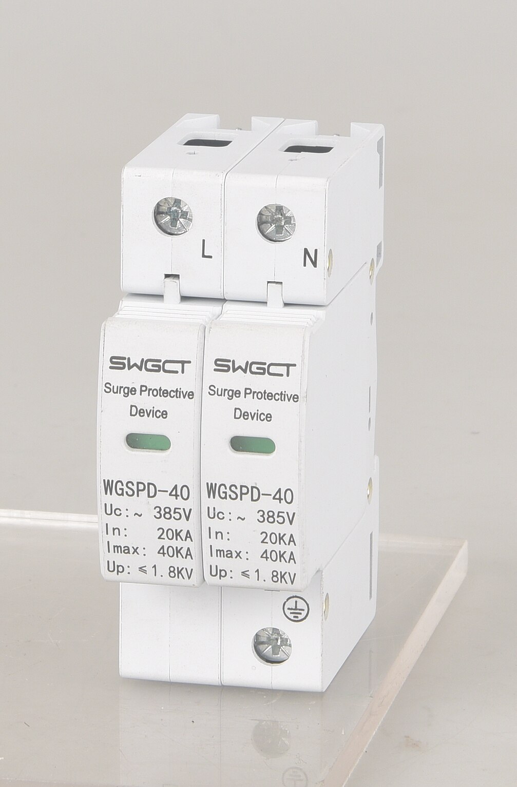 AC SPD 1P+N 20KA~80KA D ~385V House Surge Protecto... – Grandado