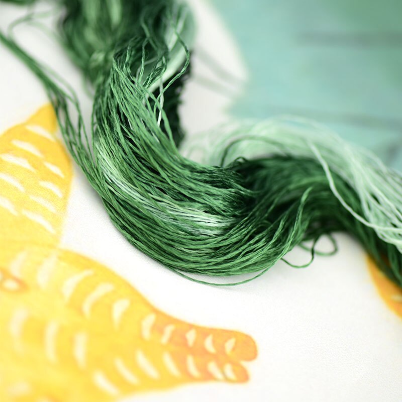 Hilo de bordar de seda/100% hilo de seda/bordado a... – Grandado