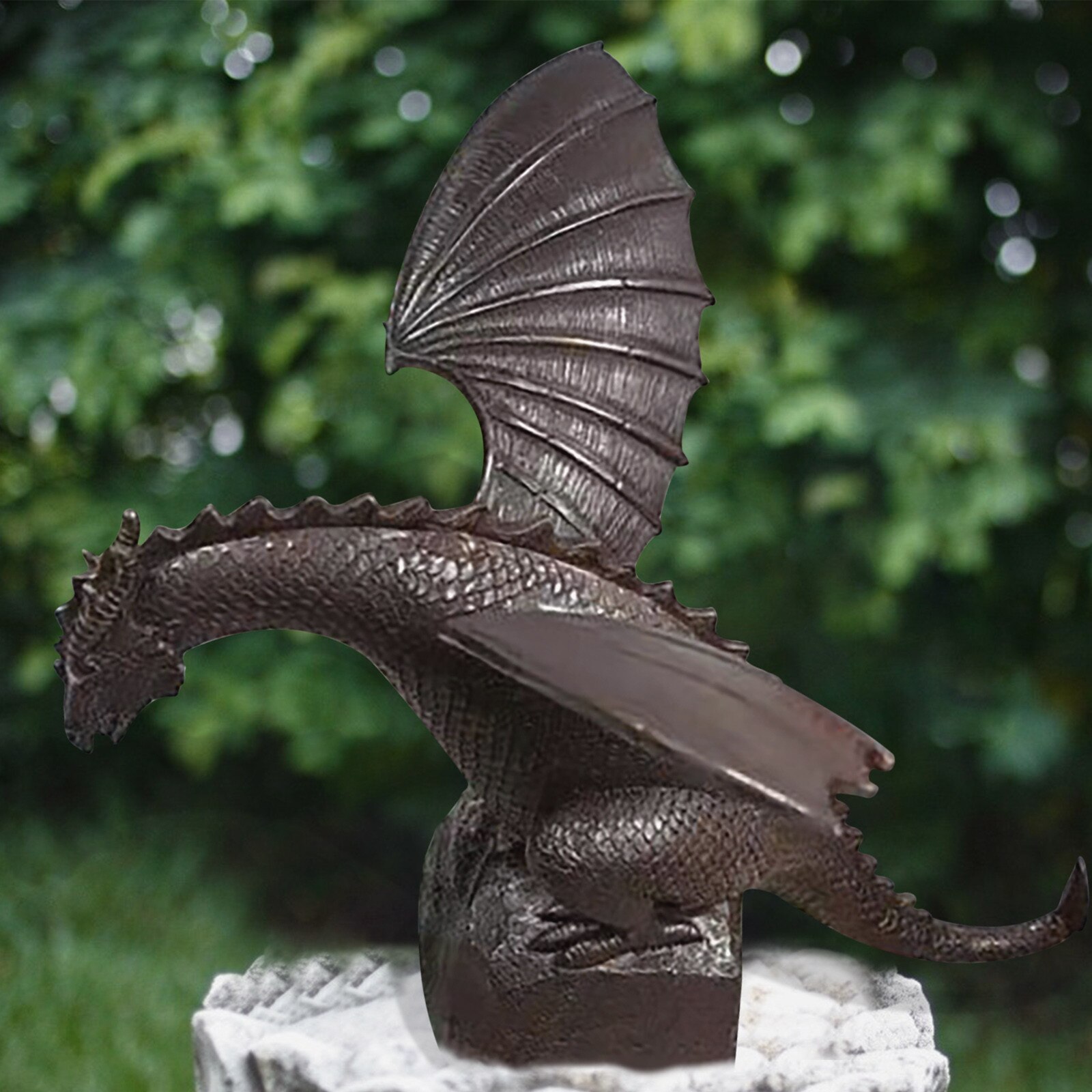 Garden Water Fountain Water Spray Dragon Fire-brea... – Grandado