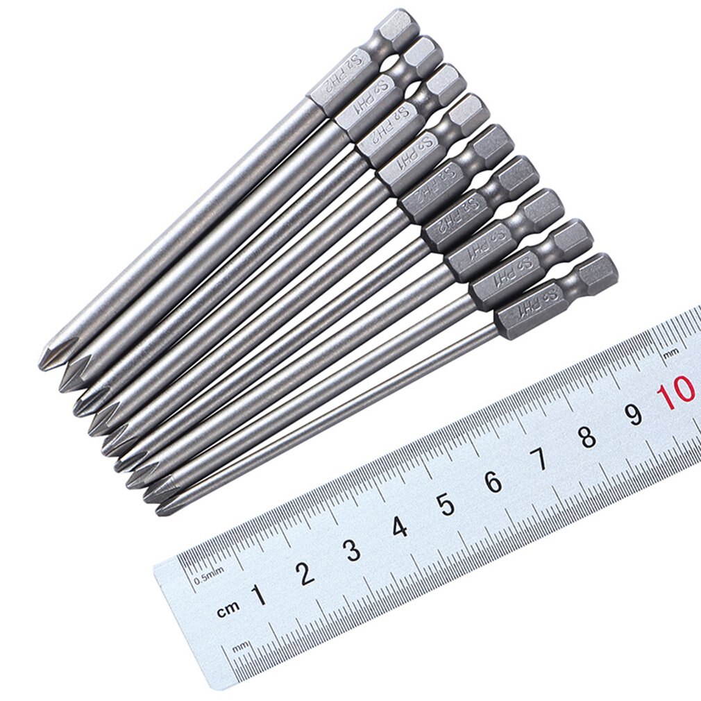 9pcs PH2 Magnetic Screwdriver Bit S2 Steel 100mm L... – Grandado