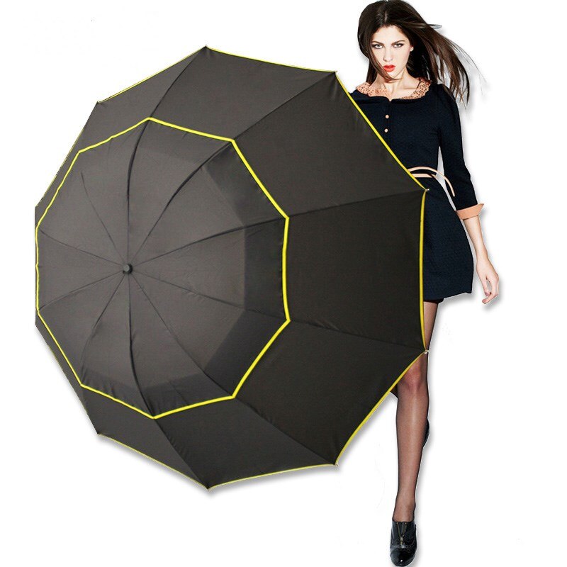 130cm Big Umbrella Men Rain Woman Windproof Large ... – Grandado