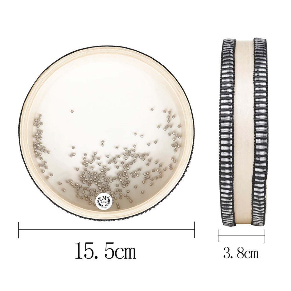 6-inch Transparent Wave Drum Natural Color Mini Oc... – Grandado