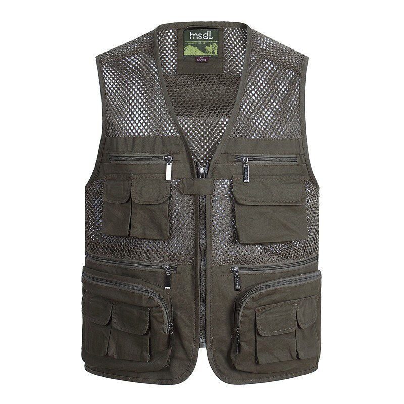 Summer Breathable Mesh Vest Men Fast Dry Photograp... – Grandado