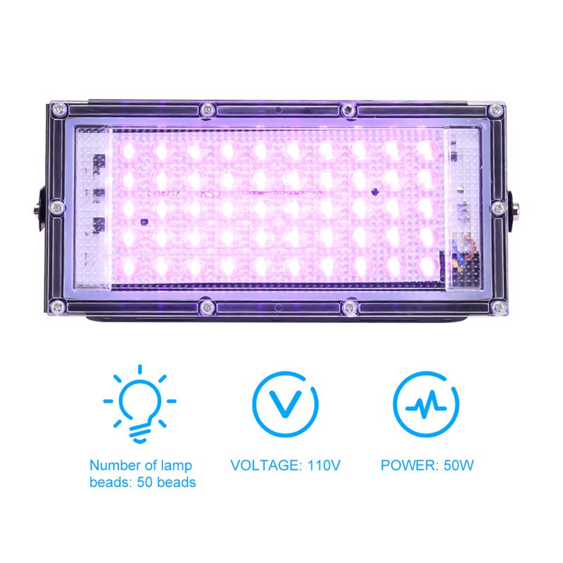 50W LED Flood Light Germicidal Home UV Lamp Floodl... – Vicedeal