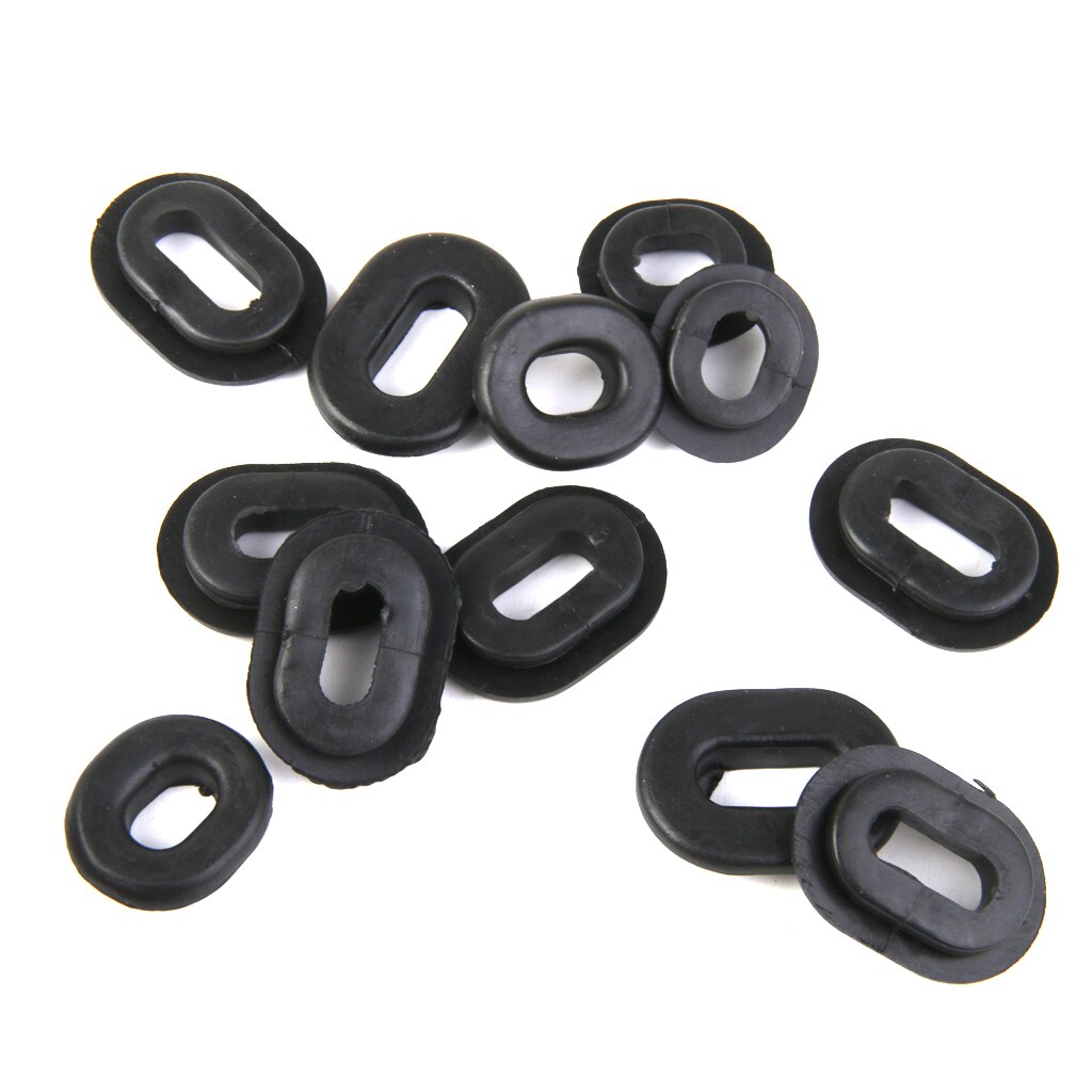 12pcs Rubber Grommets Motorcycle Side Cover Rubber... – Grandado
