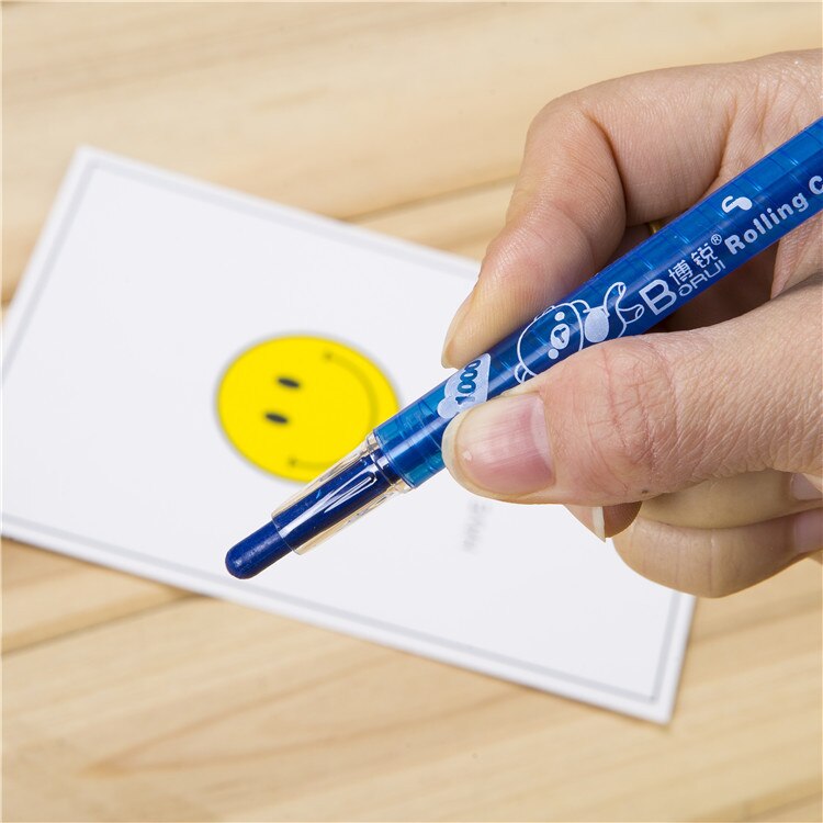 24 Colors Rotary Crayon Long Pole Children's D... – Grandado