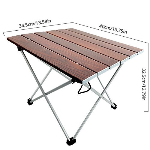 Lightweight Aluminum Folding Table, Portable Camp ... – Vicedeal