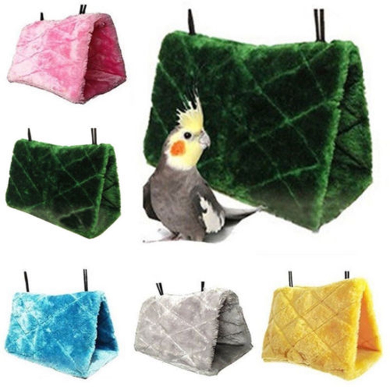 Bird Parrot Plush Hammock Cage Snuggle Happy Hut T... – Vicedeal