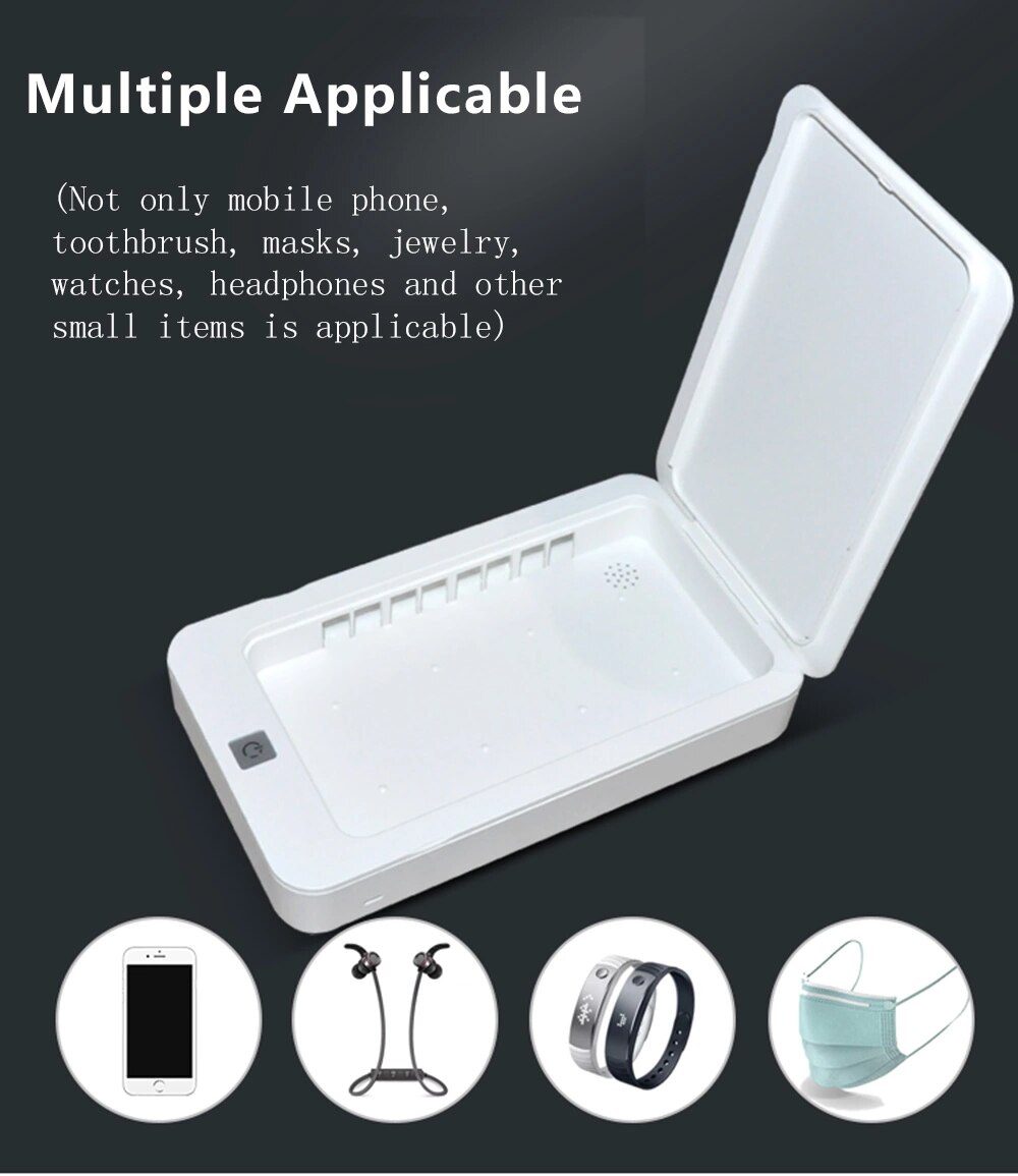 Multi Function Mobile Phone UV Sterilizer Box Temp... – Grandado