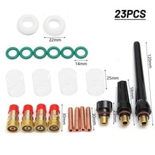 23 Stuks Tig Lassen Kit 10 Pyrex Cup Kit Voor WP-1... – Grandado