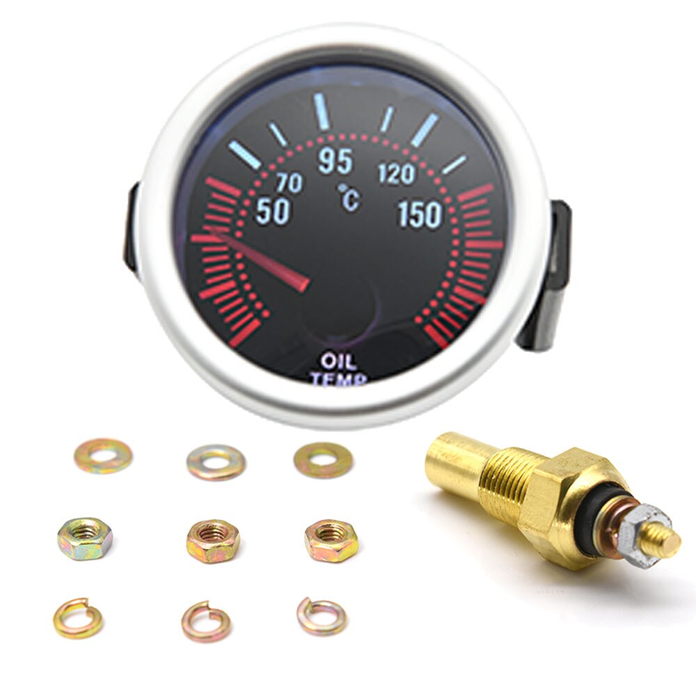 /52Mm Universele Olie Temp Temperatuurmeter + 1/8 ... – Grandado