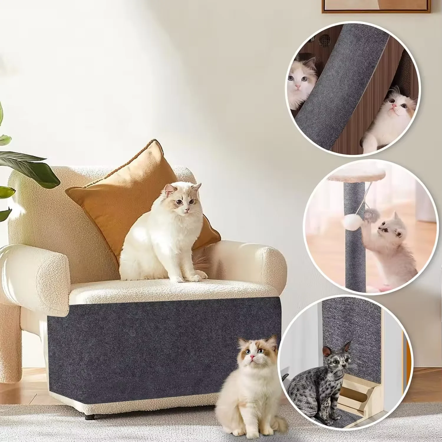 Anti Cat Scratcher Sofa Tape Scratching Post Sofa ... – Vicedeal