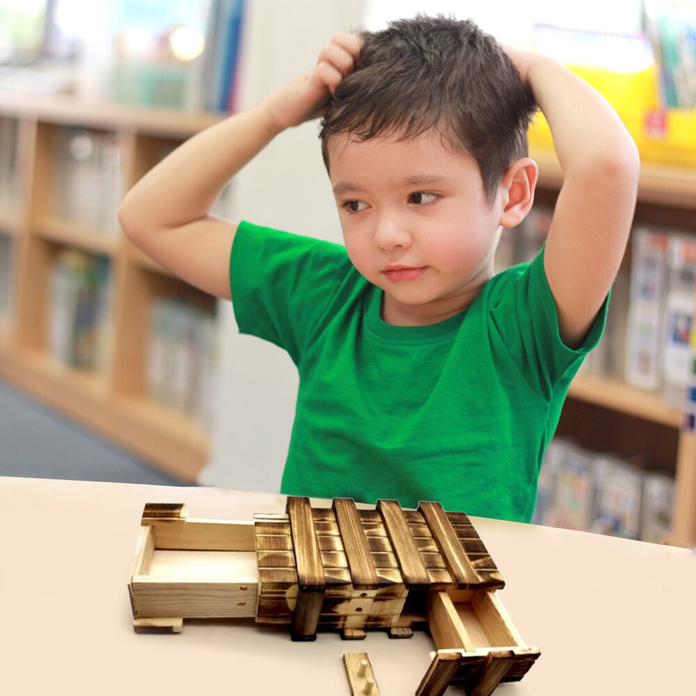Magic Compartment Magic Wooden Puzzle Box With Sec... – Vicedeal