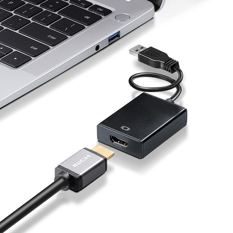 Usb Naar Hdmi Adapter, Usb 3.0 Naar Hdmi, Hd 1080P... – Vicedeal