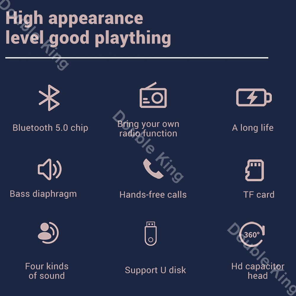 WS-898 Bluetooth 5.0 Handheld Microfoon Karaoke Sp... – Grandado