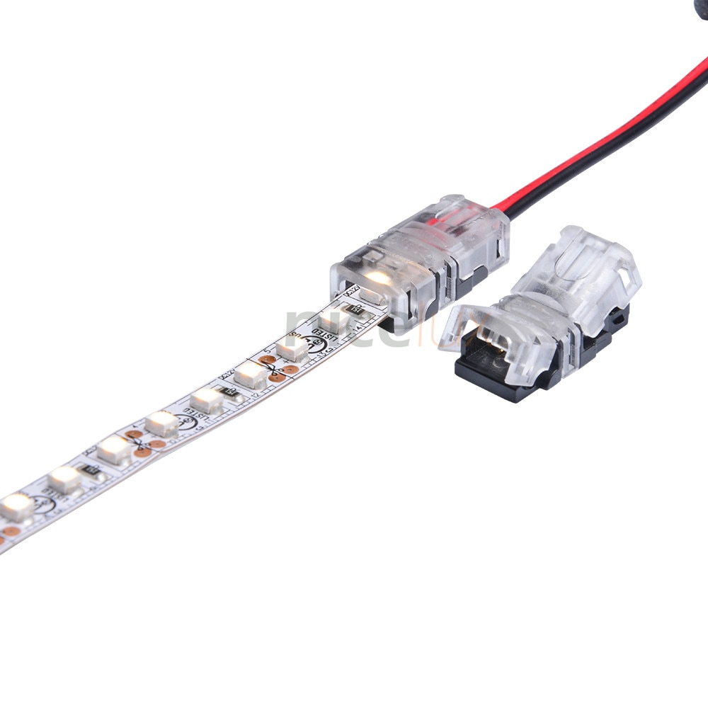 Conector de 5 uds. Para tira de LED, 2 pines, 8mm,... – Grandado