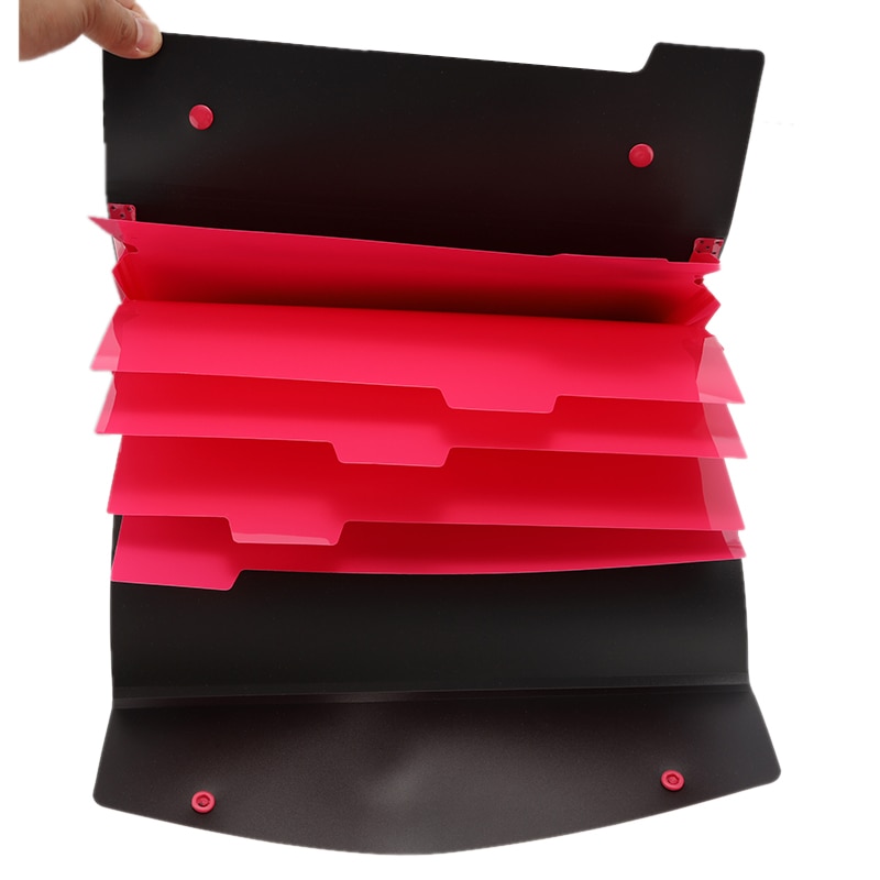 A4 Multi-layer Plastic Expansion File Folders 5 Po... – Vicedeal
