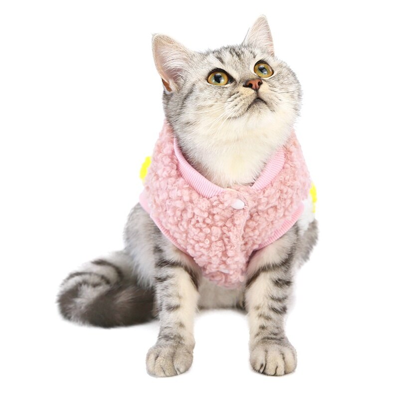 Winter Pet Cats Thick Sweater Warm Comfortable Bre... – Vicedeal