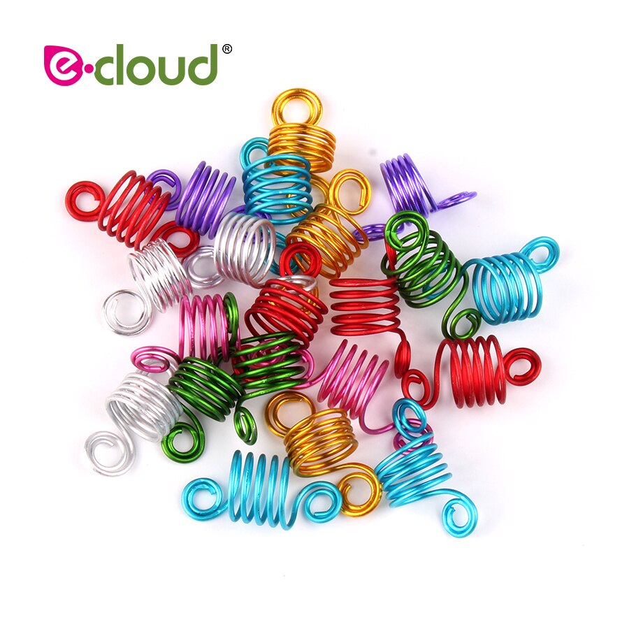 60 stk/pak dreadlock fletninger hår perler stretch... – Vicedeal
