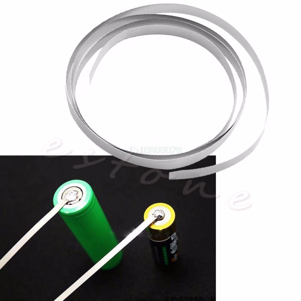 1M 8mm x 0.15 Ni Plated Strip Tape Ni Plate For Li 18650 Battery Spot ...
