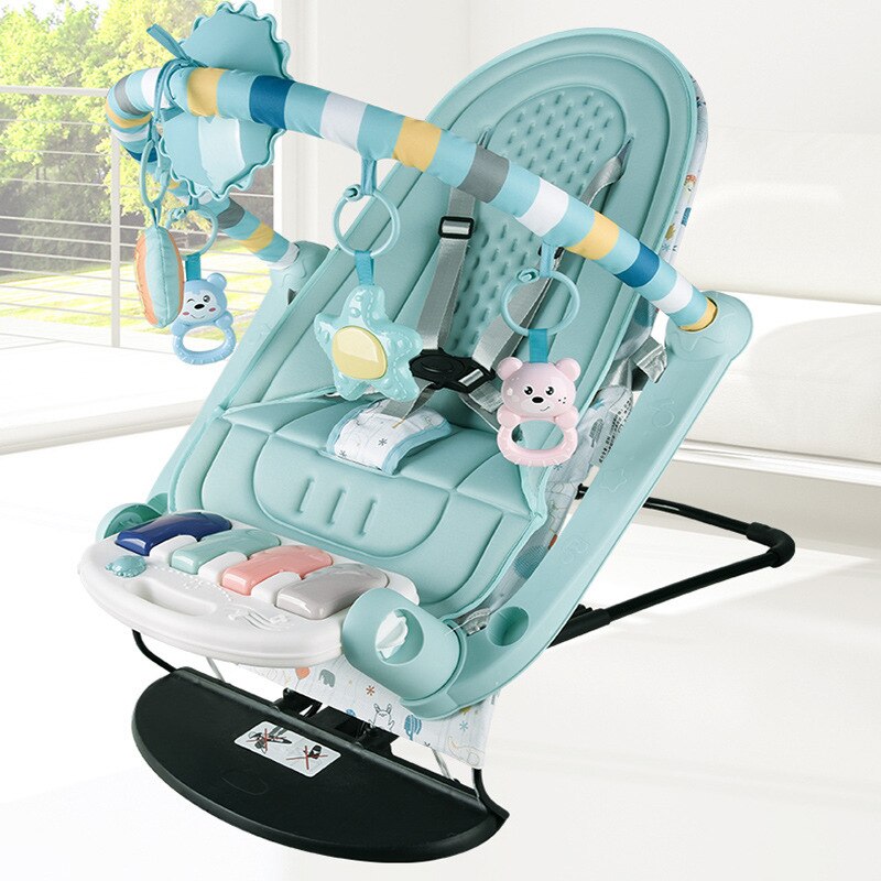 Newborn Baby Electric Rocking Chair Toy Fitness Fr... – Grandado