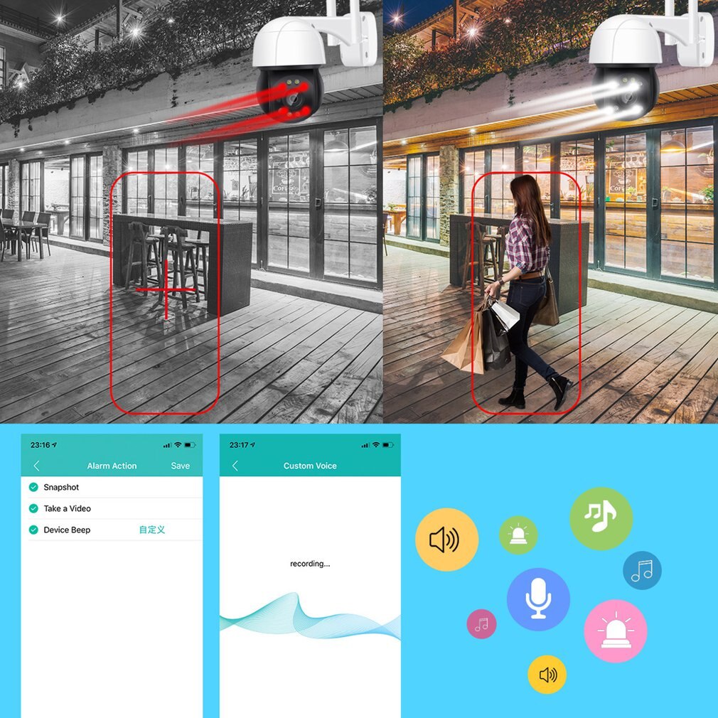 2 Million Pixel Outdoor Waterproof Wifi Network Ca... – Vicedeal