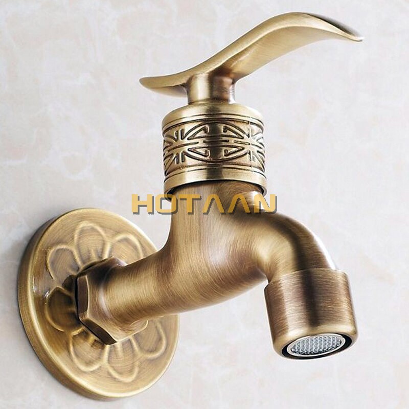Bibcock faucet tap crane Antique Brass Finish Bath... – Grandado