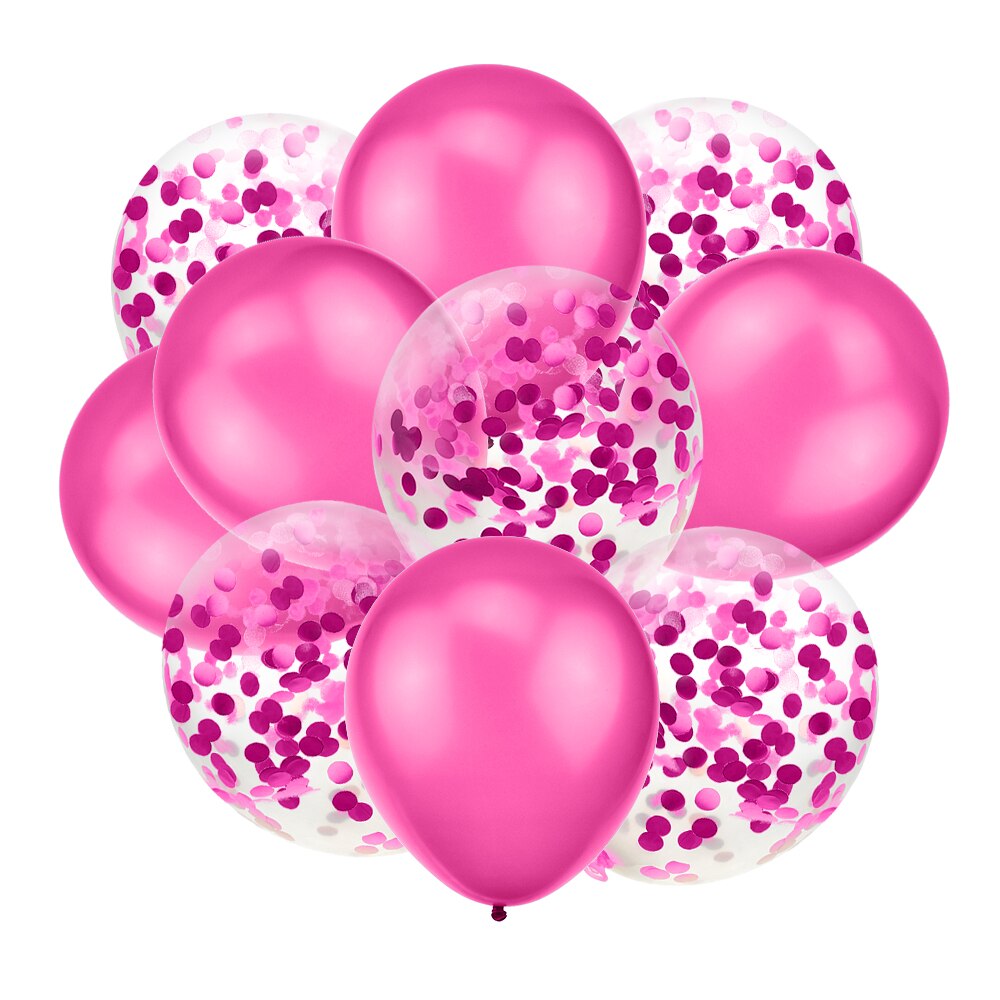 10pcs/lot 12inch Latex Balloons And Colored Confet... – Grandado