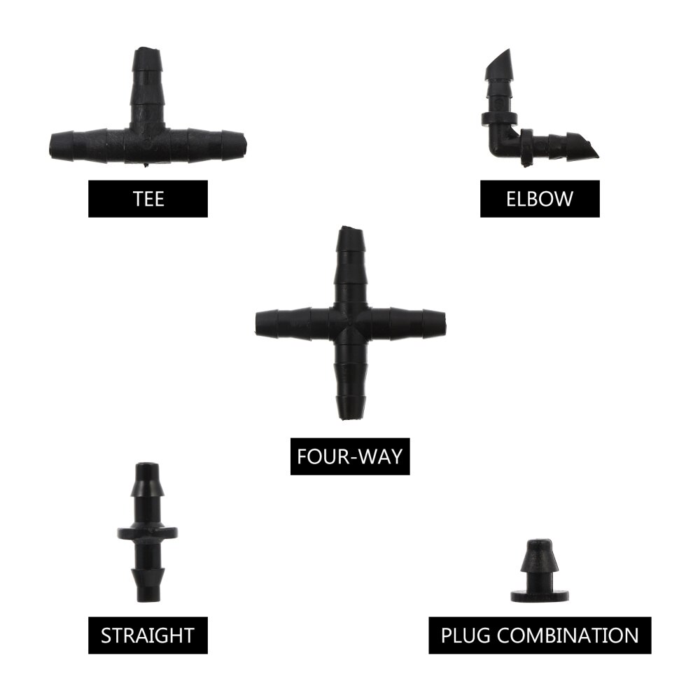 1 Set/200PCS Irrigation Fitting 4-Way Elbow Tee St... – Vicedeal
