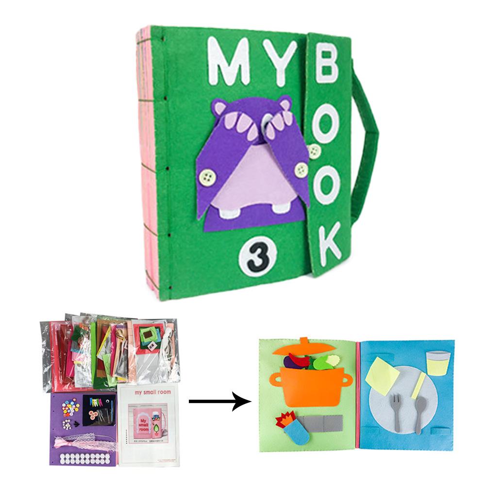 DIY Baby Toys Cloth Book Infant Baby Felt Quiet Cl... – Grandado