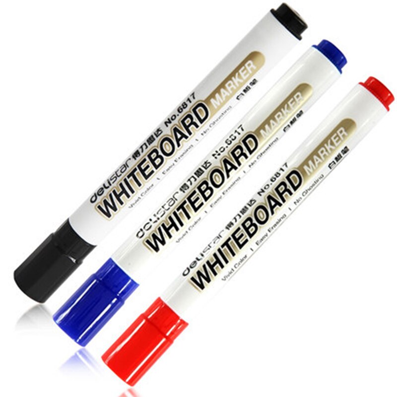 3Pcs Deli 6817 Whiteboard Pen Water Oplosbare Uitw... – Grandado